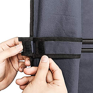 KAAYEE 71" Portable Closet Wardrobe Clothes Rack Storage Organizer with Shelf Gray, Fancy Clothes Closet, Storage Shelves, Storage Organizer