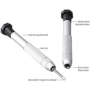 Pocket Precision Screwdriver Set, Pasway 12-pieces DIY Mini Precision Screwdriver Nutdriver Repair Tool Kit for Watch Mobile Pocket Clock Eyeglass Glasses Electronics