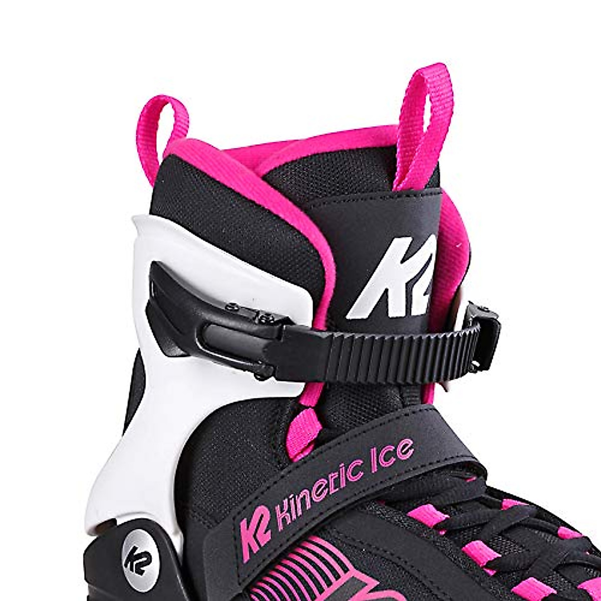 K2 Women's Kinetic Ice W Ice Skates, Womens, Ice Skates., 25E0240, Black - Blue, EU: 38 (UK: 5 / US: 7.5)