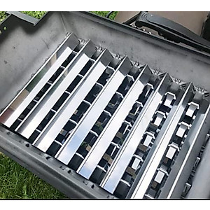 Htanch SG538 (13-Pack) Stainless Steel Flavorizer Bars Replacement for Weber 7538 9813 Weber Genesis 1000-5500, Platinum I & II Gas Grills