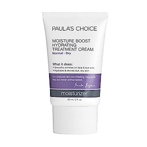 Paula's Choice MOISTURE BOOST Hydrating Treatment Cream, Niacinamide & Hyaluronic Acid, Face Moisturizer for Dry Skin, 2 Ounce