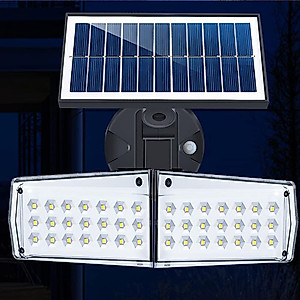 ZHUANYIYI Outdoor Solar Wall Light, Human Body Induction Courtyard Waterproof Lighting, All-Weather Home Garden Pavement Landscape Spotlight