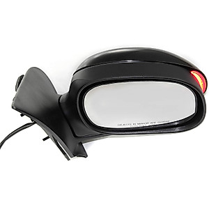 Kool-Vue Mirror Set of 2 Compatible with 2001-2003 Ford F-150 Crew Cab, Driver and Passenger Side In-housing Signal Light, Paintable, Power, Contour Style