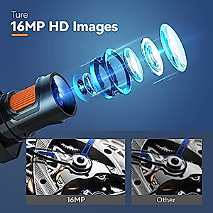 Hayve 9 '' LCD Digital Microscope, 1500X Magnification Coin Microscope with 16MP Camera, Micro Soldering Microscope for Adults, 32GB Card Included, Wired Remote, Compatible with Windows/Mac OS