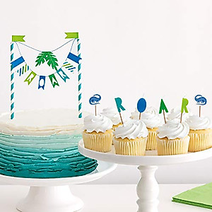 Unique Roar Dinosaurs Pick Candles (6 Pcs) - 1 Pack, Multicolor, one Size