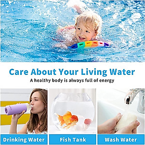 SuperCheck 6-Way Spa Test Strips for Hot Tub, 7 Parameters, 50 Count, Hot Tub Test Strips for Chlorine, Bromine, pH, Alkalinity, Cyanuric Acid and Hardness Levels in Pool and Spa, Test Kit for Pools