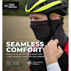 Tough Headband Neck Gaiter Mask for Men & Women - Neck Gaiter Face Mask & Dust Protection w/UV for Fishing, Running & Hiking