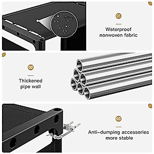 REIBII Bookshelf for Bedroom Book Shelf Organizer Bookcase Tall Book Case 18 Cube Storage Organizer Cube Shelf Black Cubby Storage Organizer Shelves for Bedroom Living Room Closet Office DIY