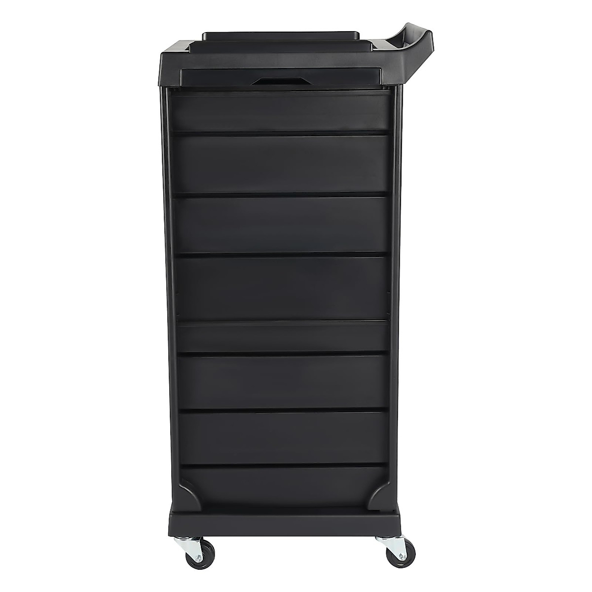 Salon Beauty Rolling Trolley Cart, 7 Tiers Hair Salon Storage Cabinet Barber Organizer Tool Hair Salon Beauty Cart Free Standing Rolling Cart with 4 Universal Wheels