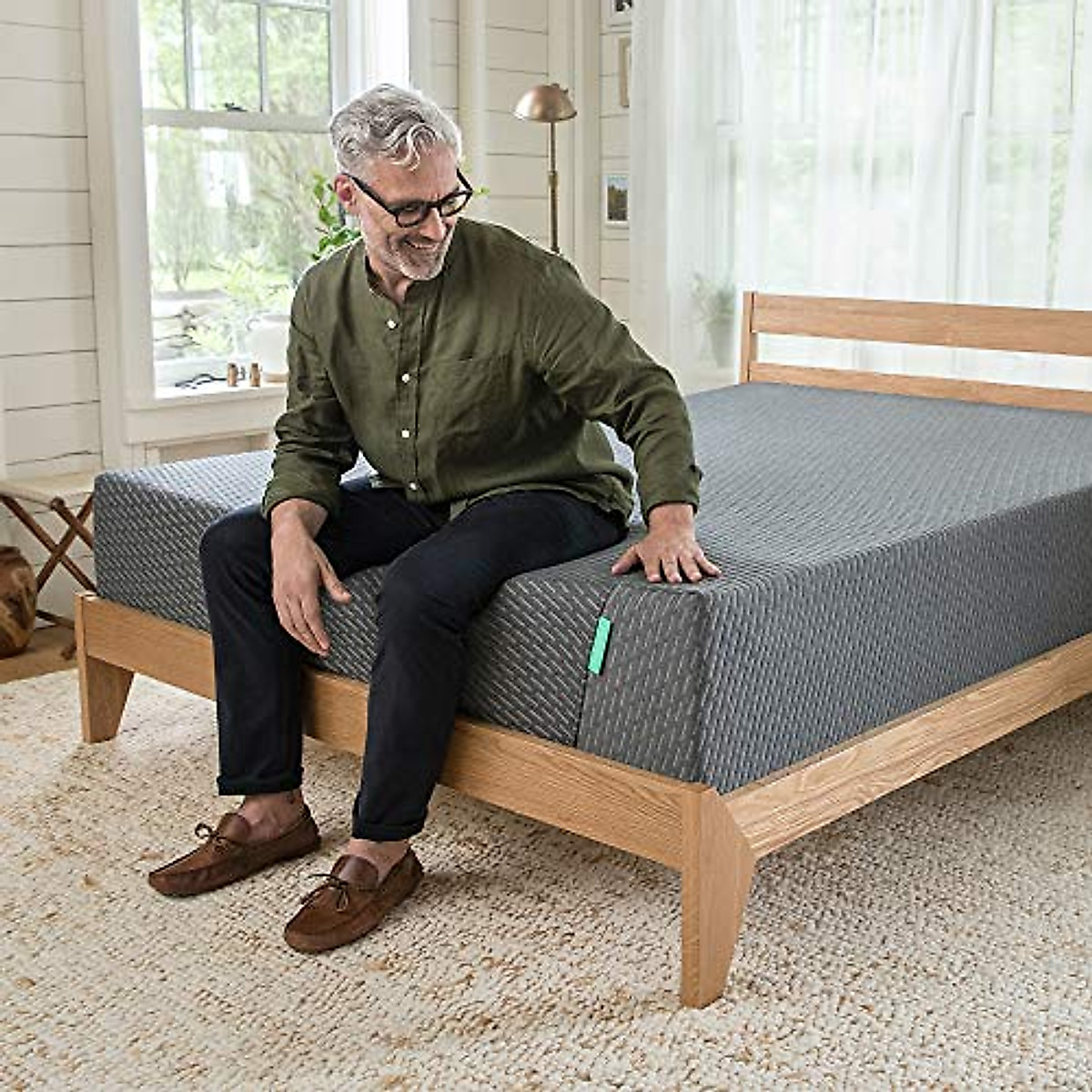 TUFT & NEEDLE 2020 Mint Queen Mattress - Extra Cooling Adaptive Foam with Ceramic Cooling Gel and Edge Support - Antimicrobial Protection Powered by HEIQ - CertiPUR-US - 100 Night Trial