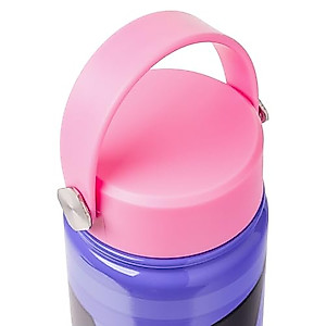 Silver Buffalo Sanrio Hello Kitty and Friends Stainless Steel Water Bottle with Swivel Handle Featuring Kuromi, 20 Ounces