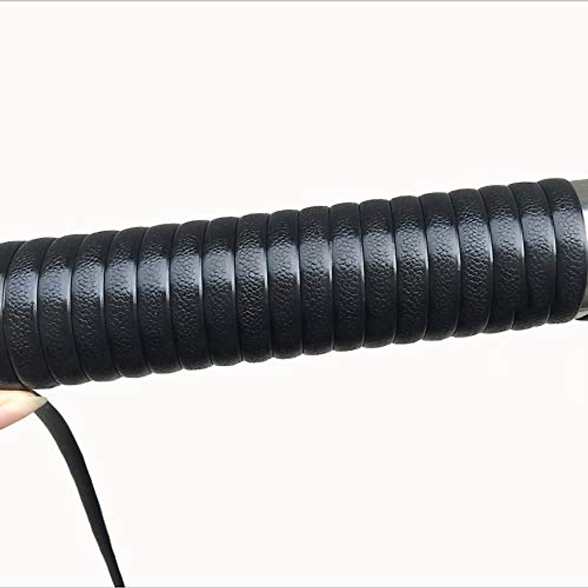 CoolsomeJies 230FT Synthetic Rattan Repair Material,Black Synthetic Plastic Rattan for Knit and Repair Chair Table,Storage Basket