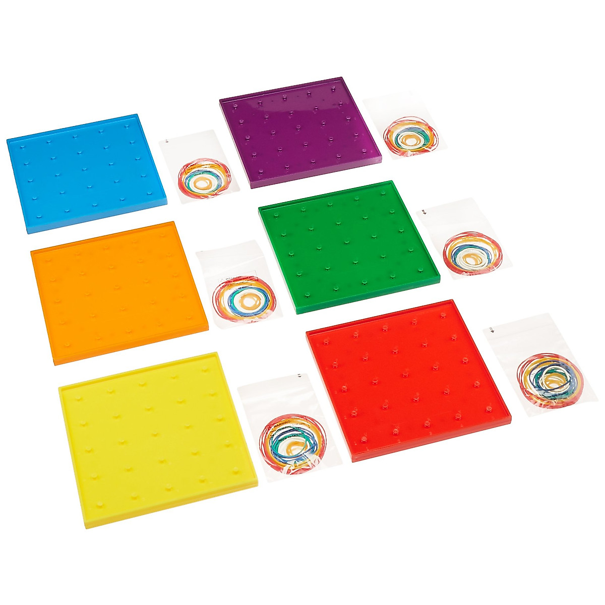Didax Educational Resources Geoboard Group Set of 6 (2-430)