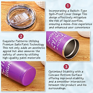 Dandat Employee Appreciation Gifts Bulk Thank You for Coworkers Stainless Steel Wine Tumbler with Lid and Straw 20 oz Insulated Wine Cups Wine Glasses Bulk with Keychain (Bright Colors, 6 Sets)