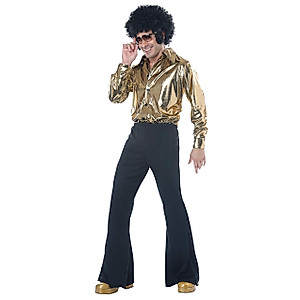 California Costumes MENS Disco King Adult Sized, Gold, Large US