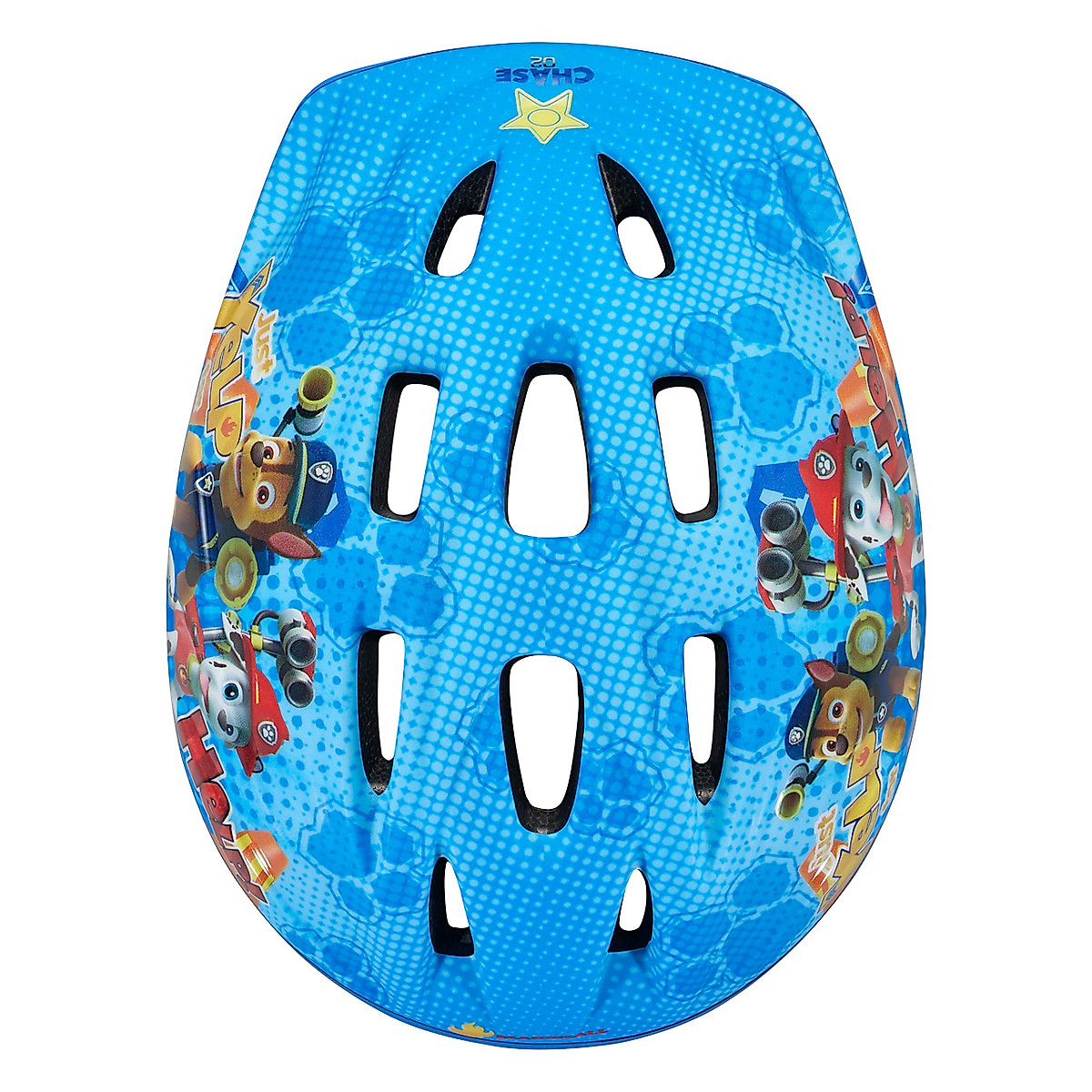 Nickelodeon Paw Patrol Kids Bike Helmet, Toddler 3-5 Years Old, Girls and Boys, Adjustable Fit, Vents, X-Small, Blue