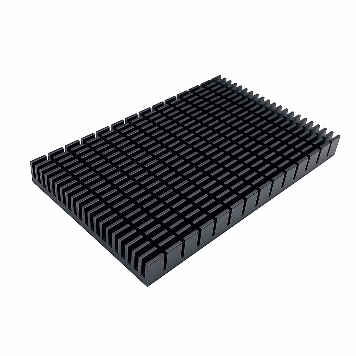 Awxlumv Aluminum Heat Sink 150mmx93mmx15mm/ 5.9x3.66x0.59 inch High Power Large Heatsink Module Cooler Fin for PCB Board LED Motherboard Cooling GPU Backplate Radiator Routers RTX 3090 3080 Black