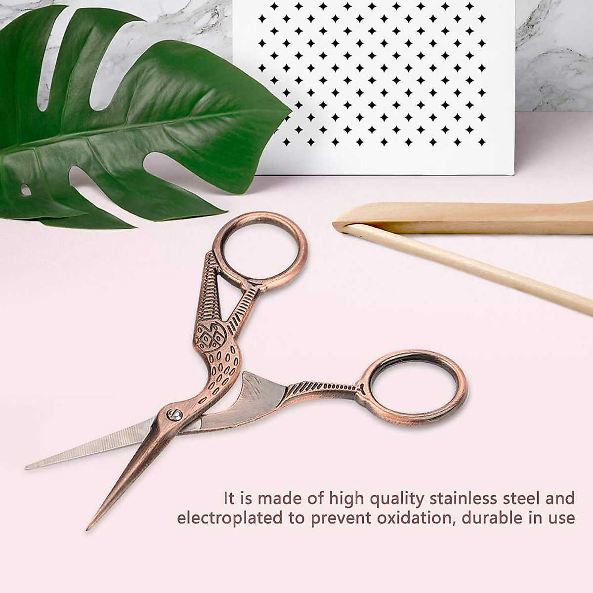 Vintage Stainless Steel Scissors Eyebrows Hair Trim Beauty Makeup Tool Tip Scissors Stainless Steel DIY Tools