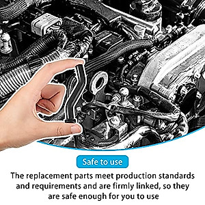 Tondiamo 6 Pieces 596163 Vacuum Hose Compatible with Briggs and Stratton, Black