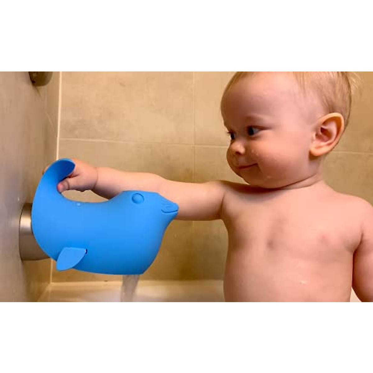 Kids Baby Bath Spout Cover - Faucet Safety Guard - Faucet Cover for a Bathtub for Kids Baby Toddlers - Cute Soft Seal for Enjoyable and Safe Baths for Your Child (Pink)