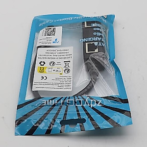 RJ45 Network Splitter Adapter Cable,zdyCGTime 1 RJ45 Male to 2 RJ45 Female Network Y Splitter Cable, LAN Connector, Suitable for Super Category 5 Ethernet, Category 6 Ethernet.(Black) (Black)