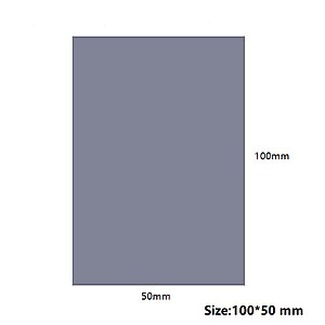 GowizDream Thermal Pad 15.8W/mK 100x50x1.5mm,Non-Conductive High-Temperature Resistance Silicone ThermalPad,High Thermal Conductivity Gap Filler for Laptop,Heatsink,Air Conditioner,GPU,LED & PS4