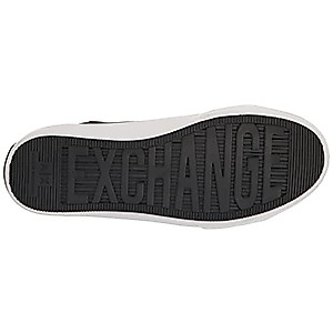 A|X ARMANI EXCHANGE Men's Updated Icon Logo High-Top Sneaker, Black, 10