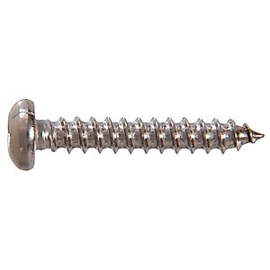 The Hillman Group 70906 8 X 3/4-Inch Stainless Steel Pan Head Square Drive Sheet Metal Screw, 100-Pack