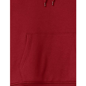 Amazon Essentials Men's Sherpa-Lined Pullover Hoodie, Red, Small