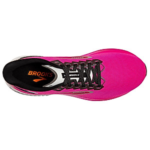Brooks Women’s Hyperion GTS Supportive Running Shoe - Pink Glo/Green/Black - 8.5 Medium