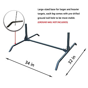 Highwild Archery Target Stand for Bag Targets Block Cube Foam - Larger Range - Multi-Function - Flexible - Durable