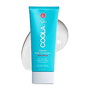 COOLA Organic Sunscreen SPF 50 Sunblock Body Lotion, Dermatologist Tested Skin Care for Daily Protection, Vegan and Gluten Free, Guava Mango, 5 Fl Oz