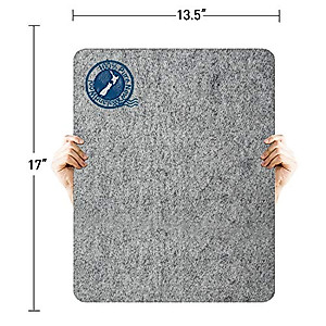 MOHOM 17" x 13.5" Wool Pressing Mat 100% New Zealand Felted Wool Ironing Mat Pad Blanket for Quilter, Sewing, Quilting Supplies and Notions