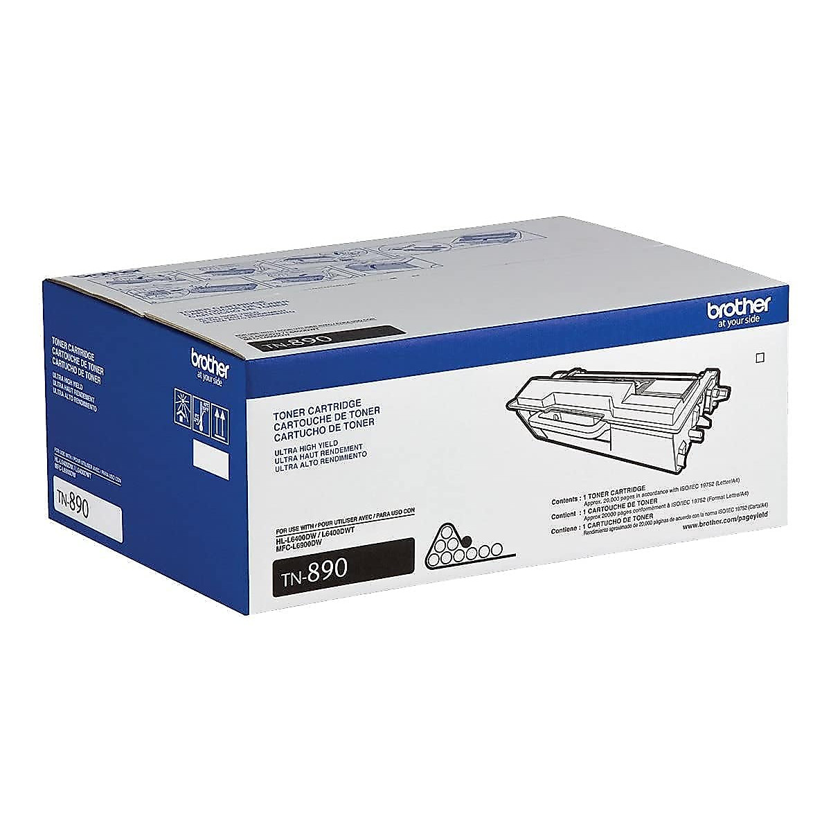 Brother Brand Name TN-890 Ultra High Yld Toner 20K YLD for HL-L6400DW TN890
