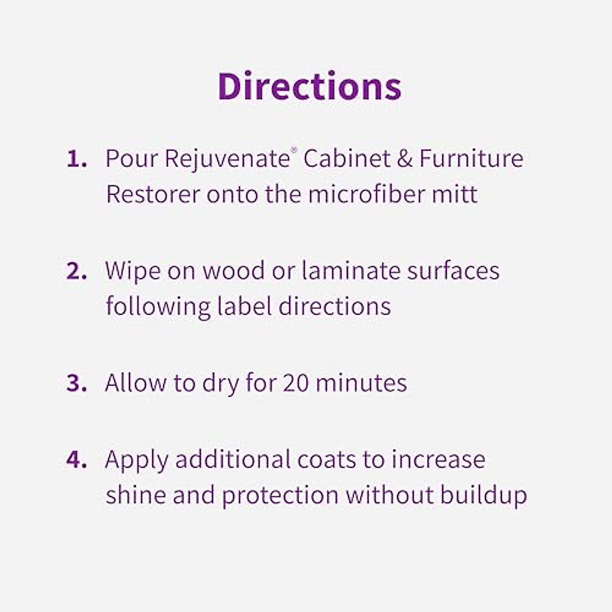 Rejuvenate Cabinet And Furniture Restorer Fills In Scratches, Shines And Protects Indoor Cabinets And Furniture, 16 Ounces