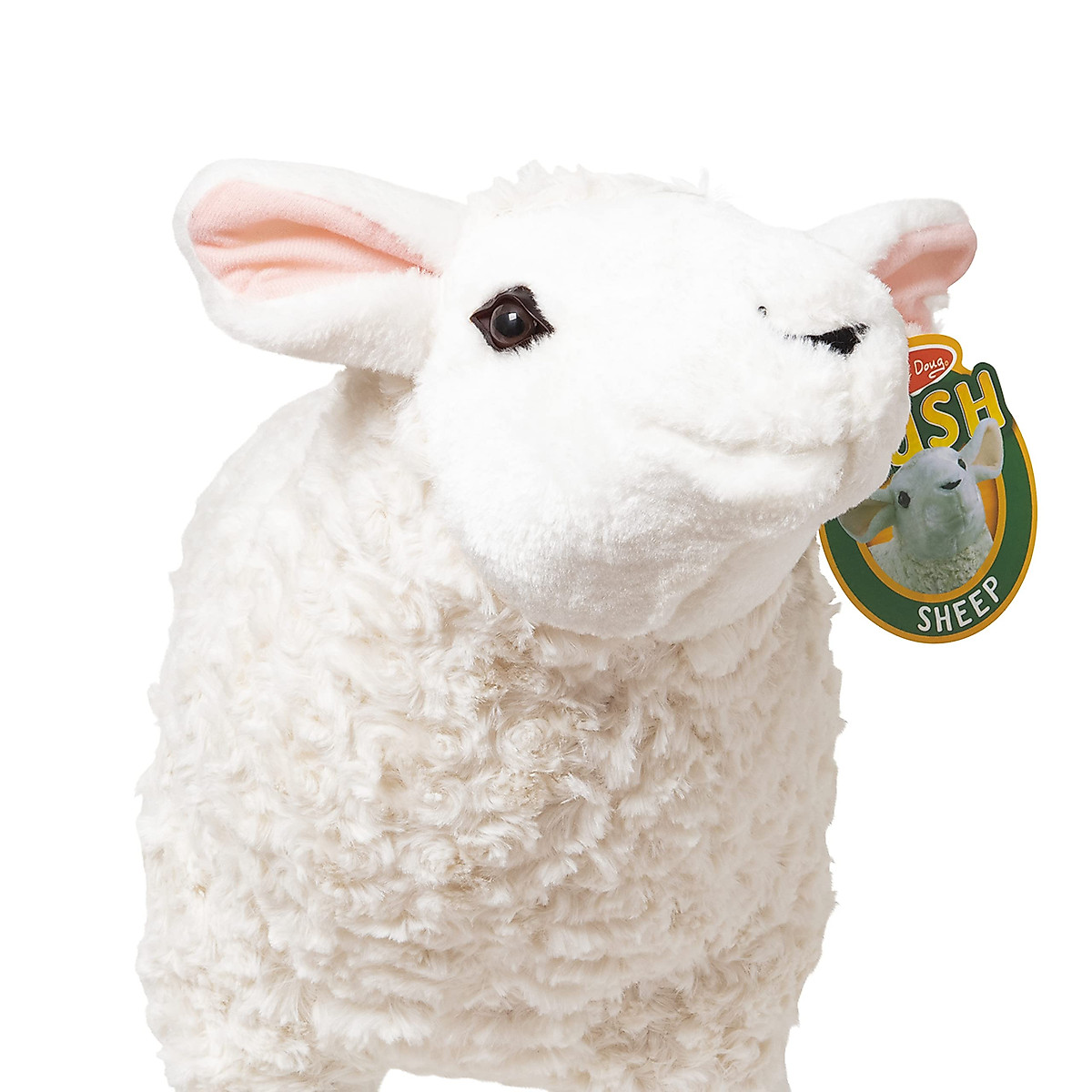 Melissa & Doug Giant Lifelike Sheep Plush - 2 Feet Tall Stuffed Animal Toy for Ages 3+