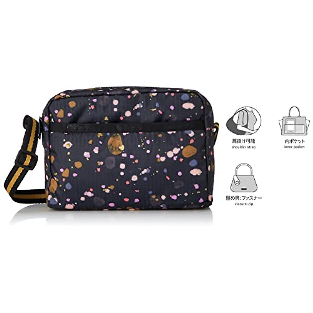 LeSportsac(レスポートサック) Shoulder Bag, PebblesAndHearts