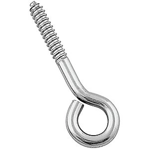 National Hardware N220-806 2151BC Lag Screw Eye in Stainless Steel,3/8" x 4-1/2"
