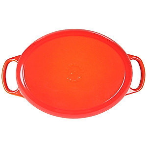 Le Creuset Enameled Cast Iron Signature Oval Dutch Oven, 3.5 qt., Flame
