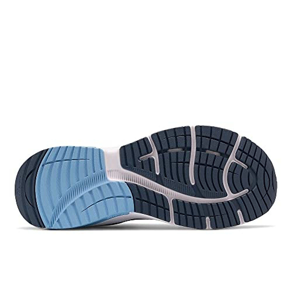 New Balance womens 847 V4 Walking Shoe, Light Aluminum/Vintage Indigo/Team Carolina, 8 Wide US