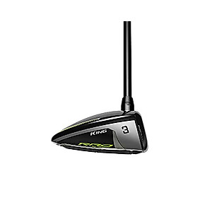 Cobra Golf 2021 Radspeed Draw Fairway Gloss Black-Turbo Yellow (Men's Right Hand, Project X Evenflow Ripetide, Stiff Flex, 14.5)
