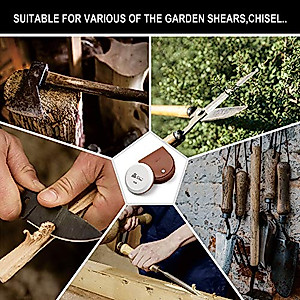 DDF IohEF Axe/Hatchet Sharpening Stone 180/320 Grit, Professional Whetstone & Tool Sharpener, Axe Sharpener with Portable Bag