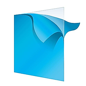 Superior Graphic Supplies PETG Clear Plexiglass Plastic Sheets 48 x 48 inches - 40mil (.040"/1.02MM) Thickness for DIY, Display Projects and Crafts