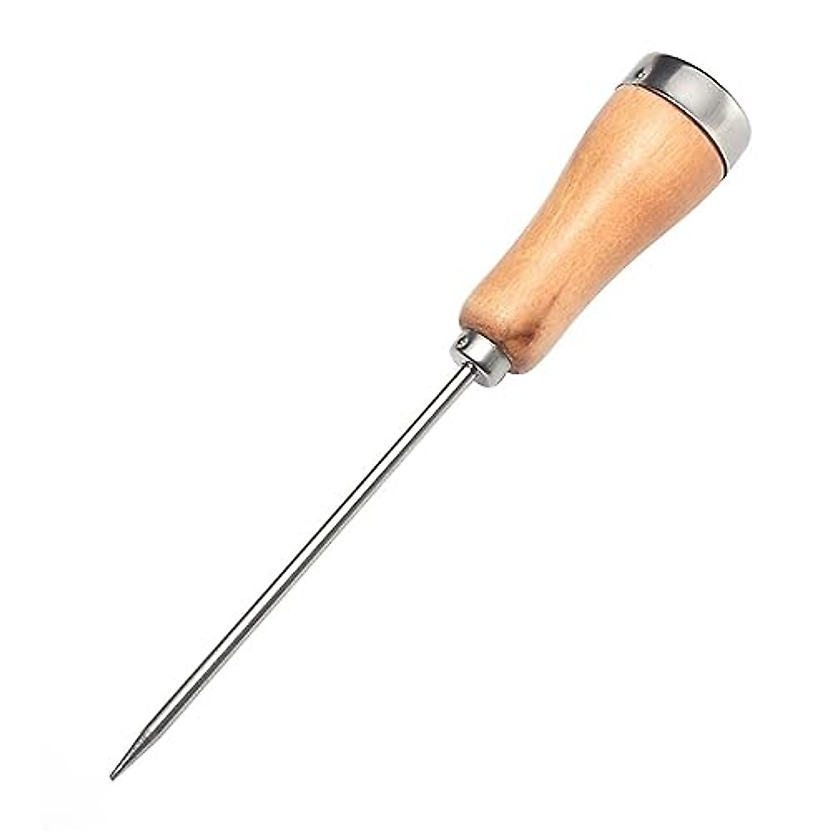 2pcs Remove ice from Refrigerator Round ice Scraper Bartender ice Remover ice Pick Stainless Steel Shovel deicing Scoops defrost Shovel deicer ice ax Tool monodent ice Cubes Bamboo