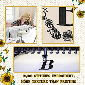 Qoosefun personalized bags for women,Tote Bag For Women,Initial Tote Bag For Women, Personalized gifts for women, beach bag, monogrammed gifts for women, Tote Bag With Zipper M