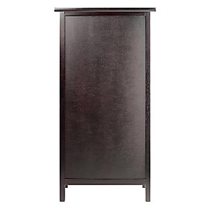 Winsome Alta Wine Cabinet, Dark Wood (92119)