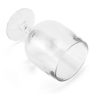 Unbreakable 9-ounce Acrylic Plastic Red Wine Glass - Shatterproof, Reusable, Dishwasher Safe Drink Glassware (Set of 4) (Clear, 8)