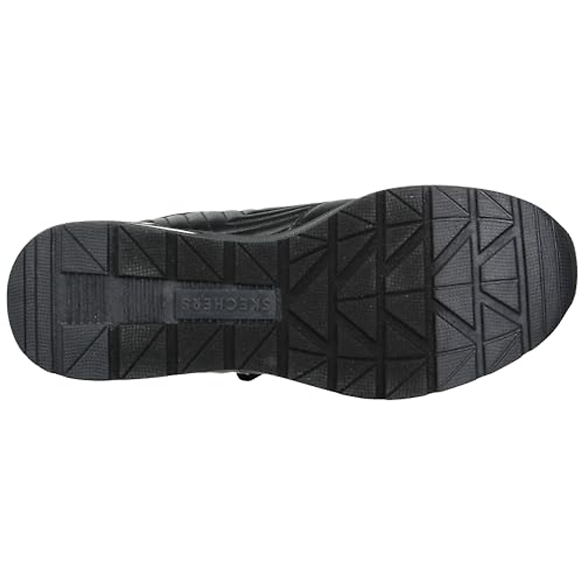 Skechers Women's Million AIR Sneaker, 7.5 Black