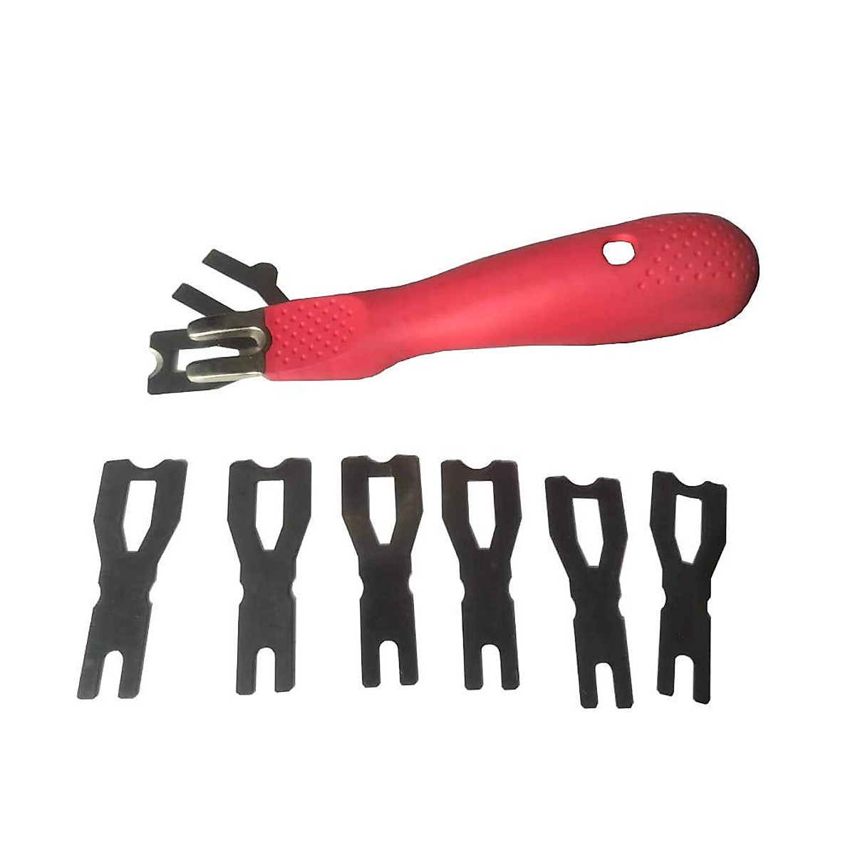 Vinyl Flooring Trimming Skiving Knife With 6 Blades, Vinyl Floor Welding Tool, Vinyl Floor Trimming Knife