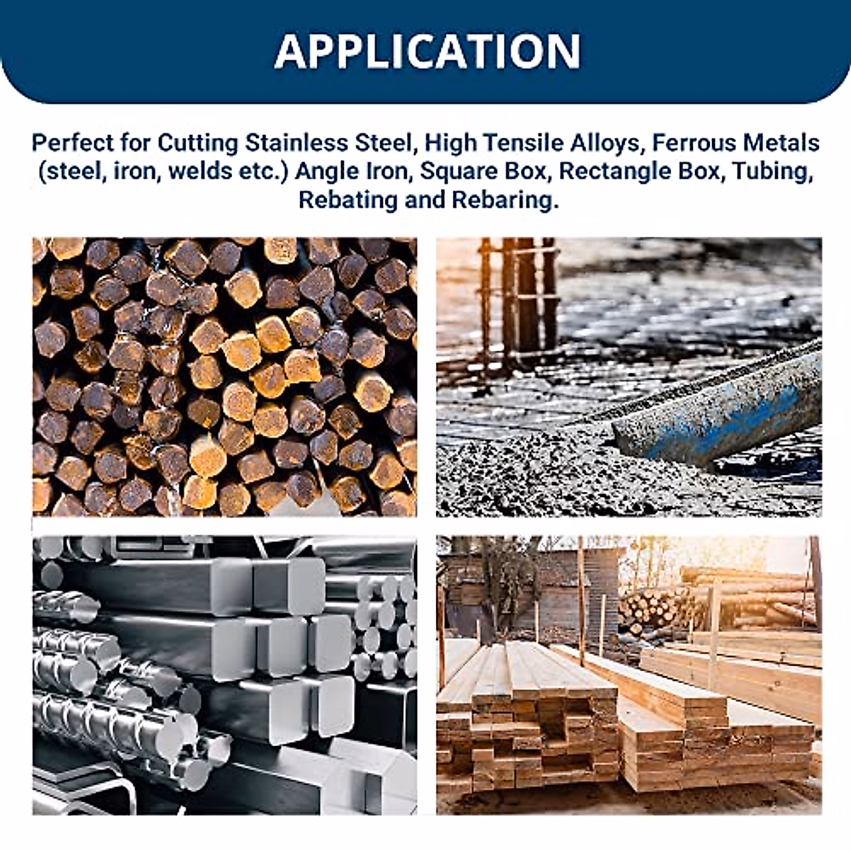 Benchmark Abrasives 14" x 1/8" x 1" Aluminum Oxide Type 1 Chop Saw Blade Cutting Wheel for High-Speed Power Saws, Max. RPM 4400, Precise Cutting of Metal Steel Drywall - 10 Pack